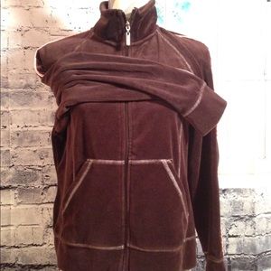 Fuda | Jackets & Coats | Chocolate Brown Fuda Athletic Jacket | Poshmark